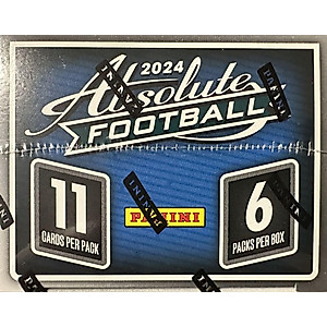 2024 Panini Absolute Football 6-Pack Blaster Trading Card Box (Jayden Daniels, Drake Maye, Bo Nix, Caleb Williams Possible Rookies)