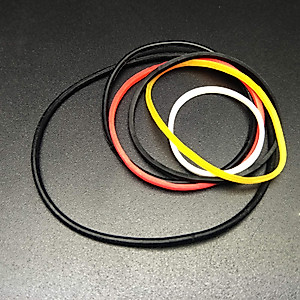 EUDAX 82 pcs Plastic Gear Package Kit DIY Gear Assortment Accessories Set for Toy Motor Car Robot Various Gear Axle Belt Bushings