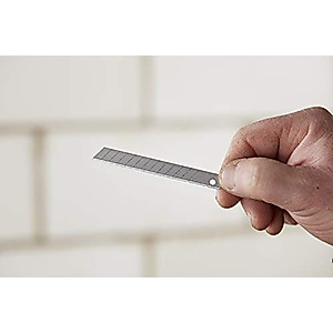 Stanley 0-11-300 Snap Off Blade in Dispenser (10 piece), Silver