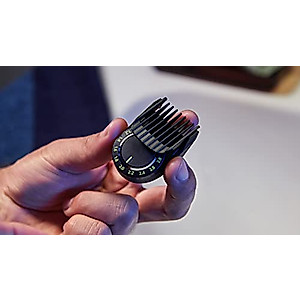 Philips Norelco Multigroom Series 9000 - 21 piece Men's Grooming Kit for beard, body, face, nose, ear hair trimmer w/ premium storage case, MG9510/60