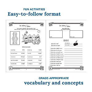 Skills for Success Spanish Workbook Grades 6-12 , Middle School and High School Vocabulary Building, Grammar Practice for Homeschool or Classroom (128 pgs)