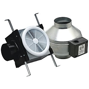 Fantech 190 cfm Single Grill Bath Fan PB190