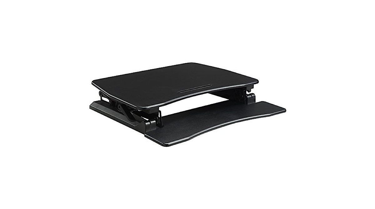 Lorell Gas Lift Monitor Riser for Ergonomic Desk Setup