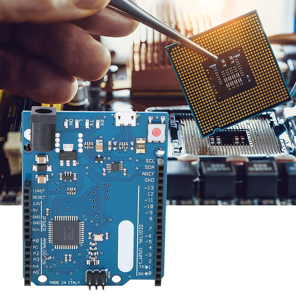 ATmega32u4 Development Board 7 PWM Channel Development Module Microcontroller with USB Cable for Leonardo R3 Pro