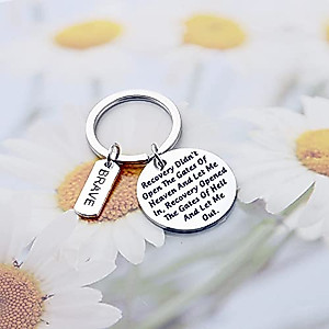 TGBJE AA NA Drug Recovery Gift Sober Gift Rehab Keychain Gift Sobriety Gift Addiction Recovery Gift (gates keychain)