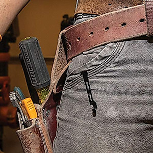 Klein Tools 44228 Electrician's Pocket Knife with Stainless Steel Blade, Perfect for Splitting Cable, Stripping Wire and Everyday Tasks, Black