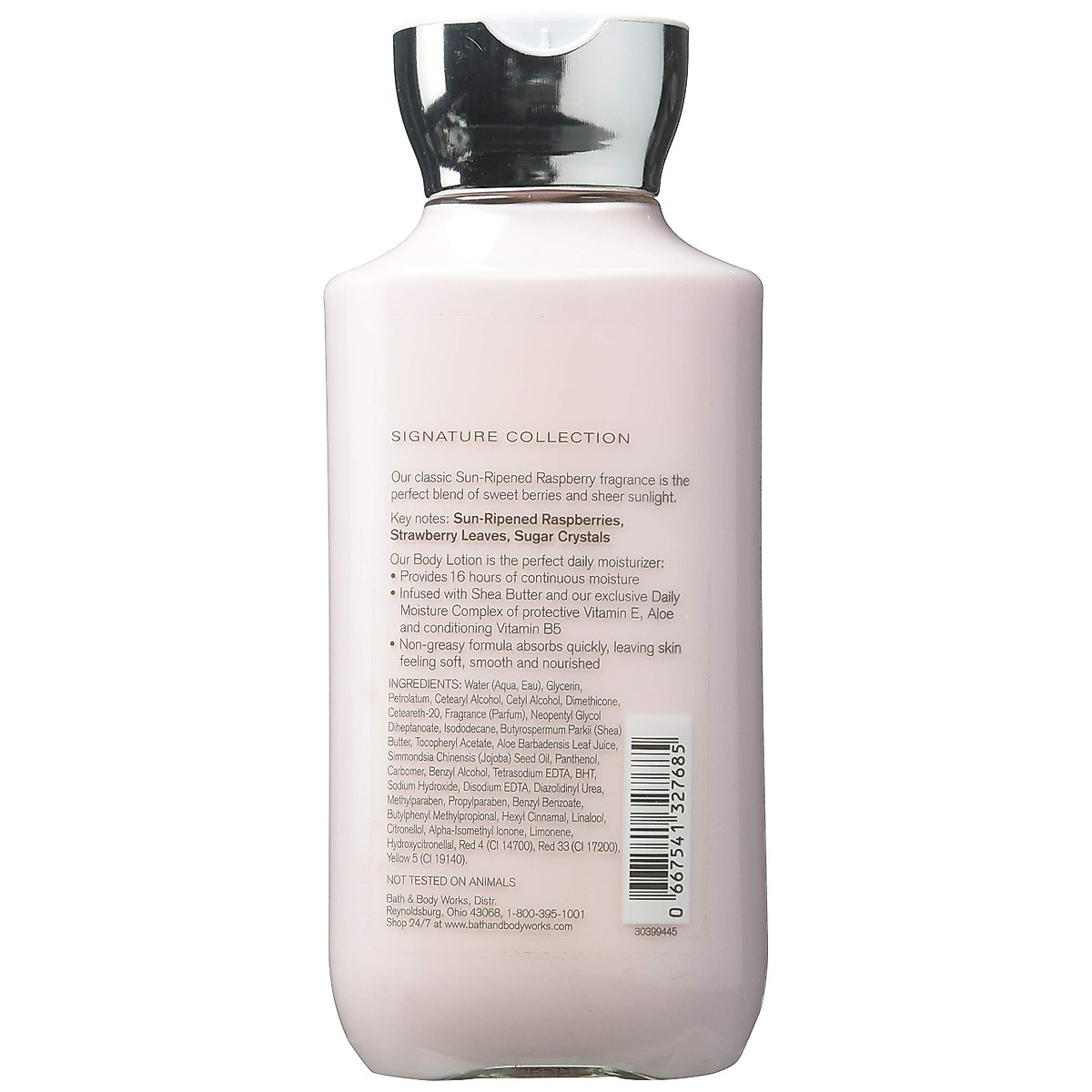 Bath & Body Works Sun-ripened Raspberry Shea & Vitamin E Body Lotion, 8 Ounce