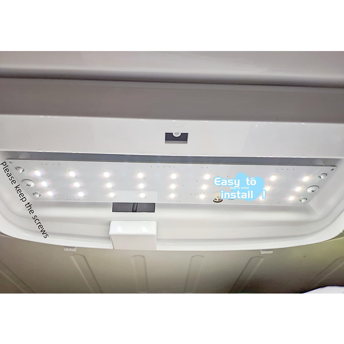 Delixike EAV43060808 EAV43060804 EAP5020295 LED Light BoardCompatible With Kenmore LG Refrigerator LED Light Assembly