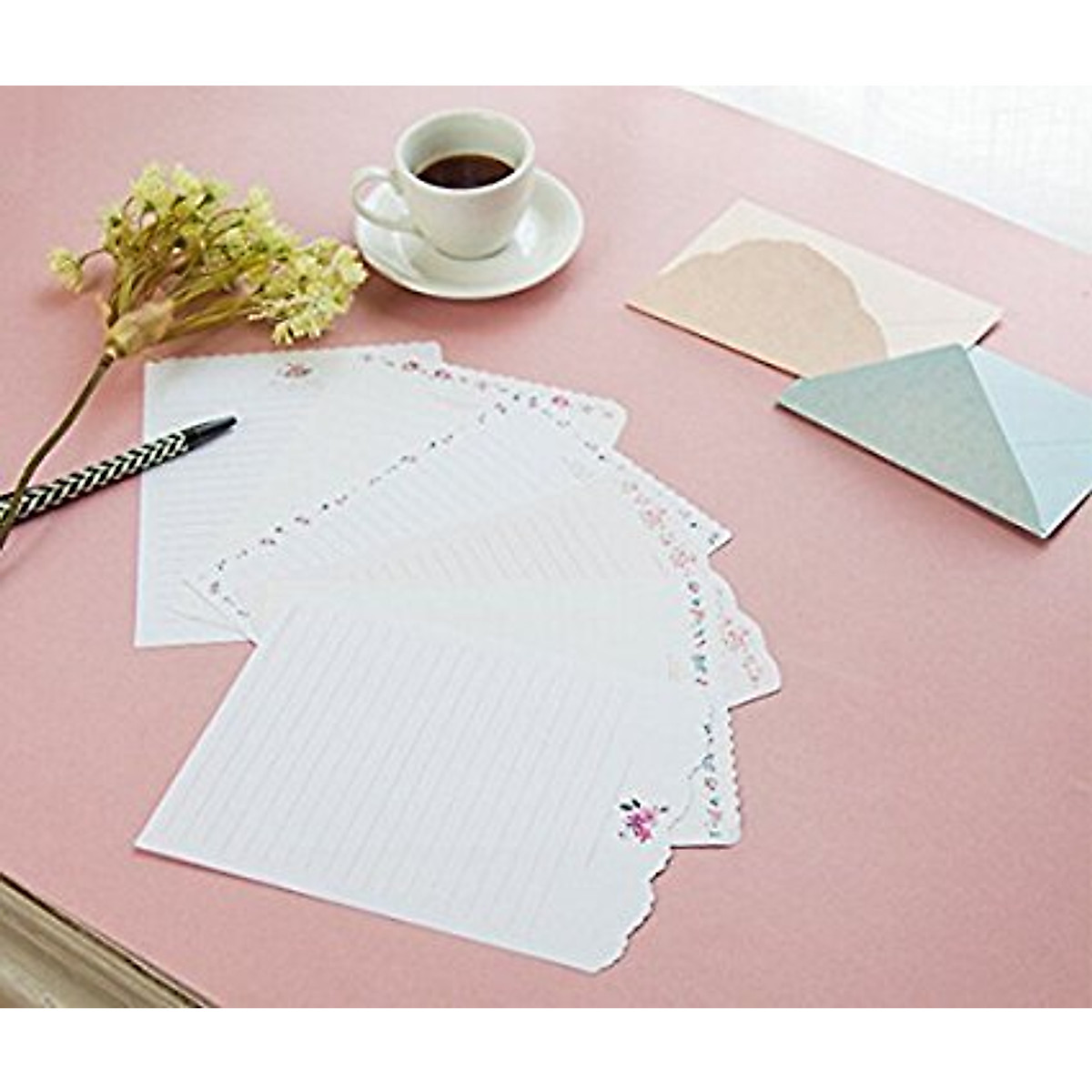 SCStyle 32 Cute Kawaii Lovely Special Design Writing Stationery Paper with 16 Envelope - 32 Letter paper (7.1x5.2 inch) by SCStyle