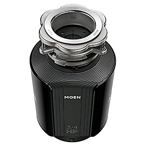 Moen GXS75C Host Series 3/4 HP Continuous Feed Garbage Disposal with Sound Reduction, Power Cord Included