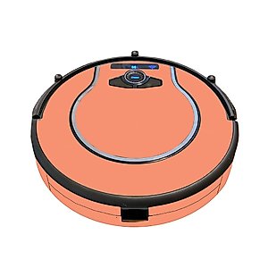 MightySkins Skin Compatible with Shark Ion Robot 750 Vacuum Minimal Coverage - Solid Peach | Protective, Durable, and Unique Vinyl wrap Cover | Easy to Apply, Remove | Made in The USA