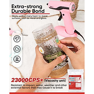 SHALL Full Size Hot Glue Sticks, 0.43” Dia x 8” Long, 70-Pack Clear Hot Melt Glue Gun Sticks for All-Temp Glue Guns, Multipurpose for Kids Adults DIY Art Craft Sealing Repairing Festival Decoration