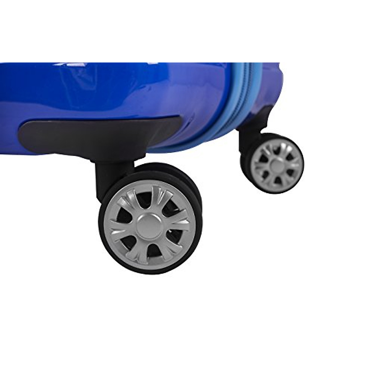 Rockland Melbourne Hardside Expandable Spinner Wheel Luggage, Two Tone Blue, 2-Piece Set (20/28)