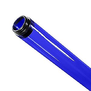 FP FLUOROLITEPLASTICS WE'VE GOT YOU COVERED T12 F40 Fluorescent Light Tube Guards | 1.645" Diameter | Fits T12 Lamps ONLY | Shatterproof Tube Protectors for T12 Bulbs | Color: Blue | 4 Pack