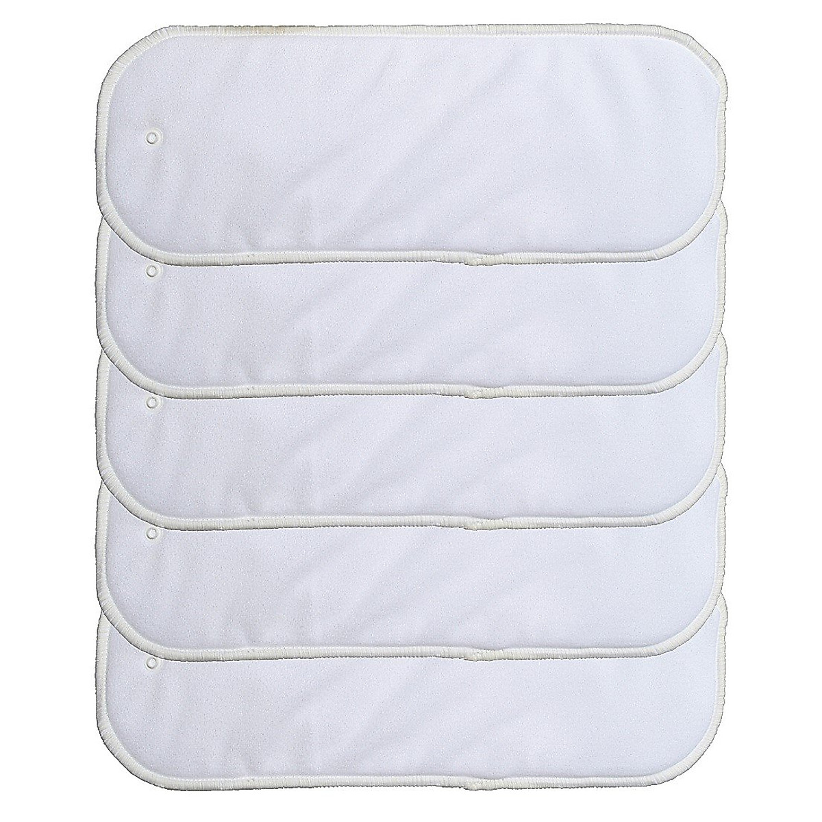5 Pack Insert with Snap for Cloth Diaper Cover (5 Pack Inserts with Snap)