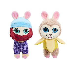 Who’s Your Llama Collectible Plush Friends [Amazon Exclusive], Banana & Lumberjack Llama