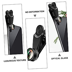 Abaodam 1 Set 10 Mobile Phone Lens Set fisheye Lens Phone Clip Lens 10 in 1 Phone Photo Lens Telephoto Lens Glass Material Phone Photography Lens Universal Mobile Phone Lens External