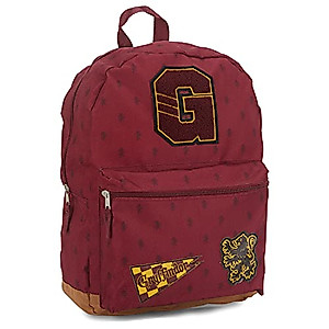 Harry Potter Hogwarts Gryffindor Backpack - Hogwarts School of Witchcraft Bookbag Knapsack For School - Boys, Girls, Adults