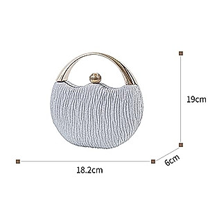 DBMGB Banquet Clutch Bag, Prom Party Wedding Purse, Sparkly Crystal Handbag, with Mobile Phone Pocket, for Women Ladies,Black