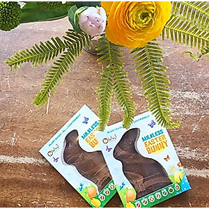 Vegan, Gluten Free Jake The Milkless Chocolate Easter Bunny | Allergy Friendly | Dairy Free, Nut Free, Peanut Free, Soy Free, Gluten Free | No Whey Foods