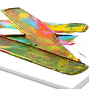 Transon 3x5 Artist Canvas for Painting MDF Board Painting Canvas No Warping 12Pack Acid-Free Primed