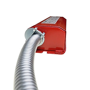 NICOR Lighting 8W LED Emergency Battery Backup Driver Universal (EMB80-10-UNV) , Red