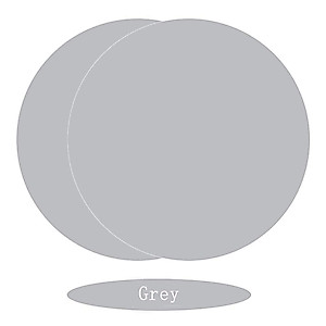 Multi-Purpose Silicone Original Microwave Mat | BPA Free, Food Grade Safe, Heat Resistant to 475°F, Dishwasher Safe - Splatter Guard, Hot Pad, Pot Holder, Minimize Mess,12 Inch, 2PCS (Grey)