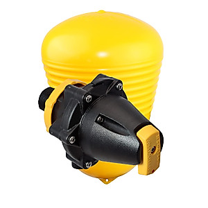 Jobe Valves Megaflow Valve with Short Tail, 3/4", Yellow/Black (Does NOT have Nut and Washer)