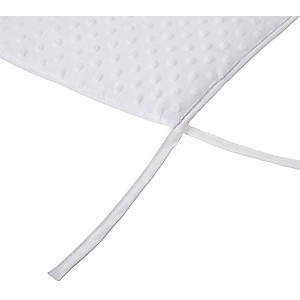 Baby Doll Bedding Heavenly Soft CHILD Rocking Chair Cushion Pad Set, White (Chair is not included with the product)