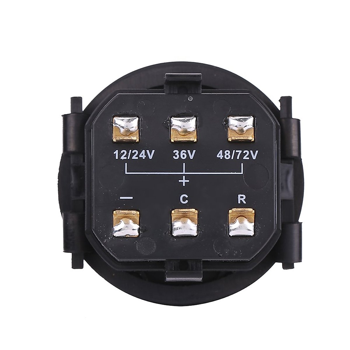 KIMISS 12V/24V/36V/48V/72V LED Digital Battery Indicator Gauge with Hour Meter for Golf Cart + Battery Meter Battery Indicator Battery Gauge LED Battery Indicator Battery Indicator H