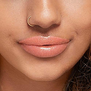 Rimmel Stay Glossy Lip Gloss - Non-Sticky and Lightweight Formula for Lip Color and Shine - 120 Non-Stop Glamour, .18oz