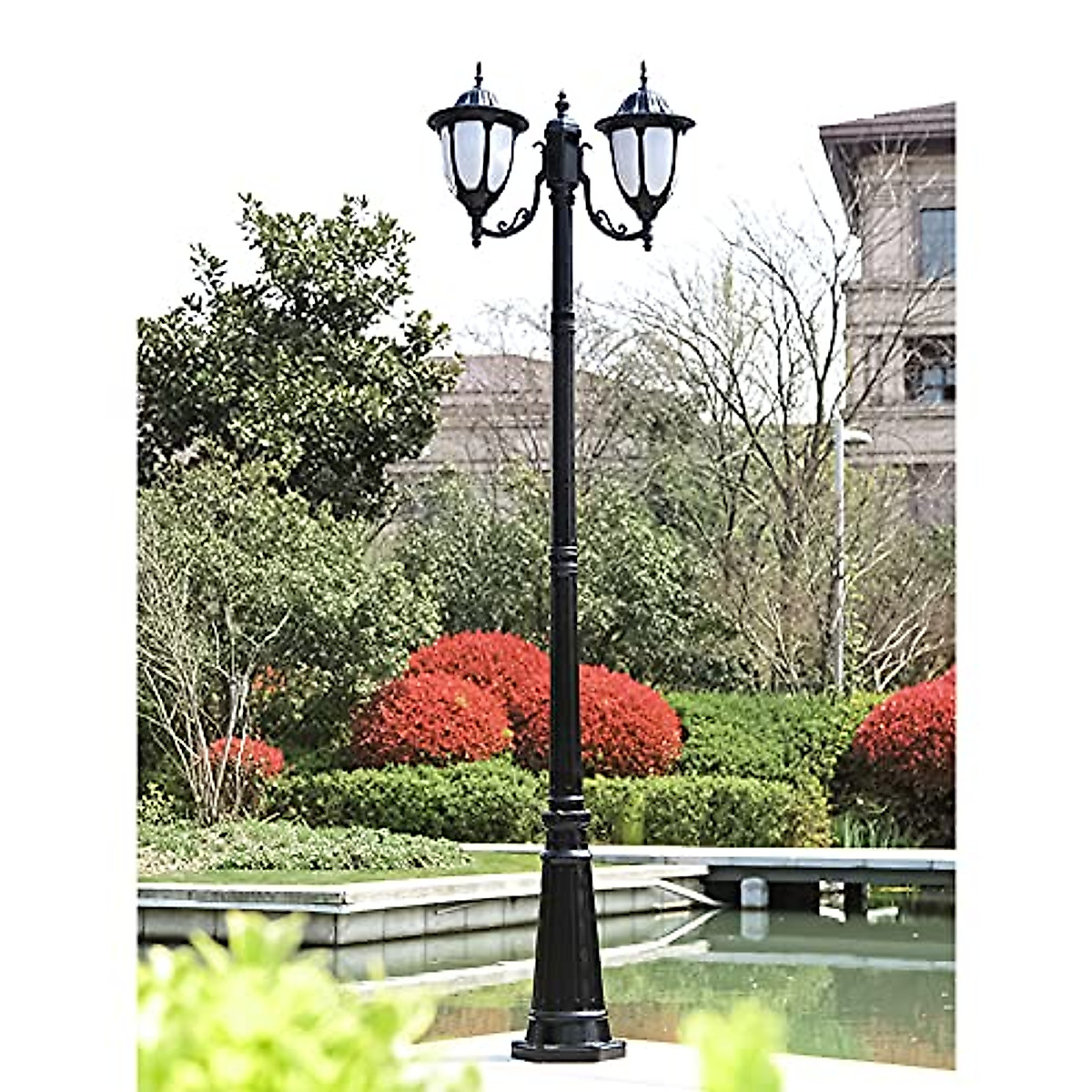 Enlylyog Fashion Retro Modern Home Villa Garden Lamp, Lawn Lamp, Street Lamp, Outdoor Lamp, Outdoor Lamp,European Garden Lamp,High Pole Street Lamp