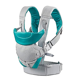 Infantino Flip 4-in-1 Light & Airy Convertible Carrier - Breathable, 4 Positions, Lumbar Support