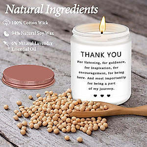 NANOOER Thank You Gifts for Women, Mom, Men, Coworkers, Cool Gifts for Coworkers, Appreciation Gifts for Coworkers, Thank You Candle, Thanksgiving Birthday Christmas Gifts for Women