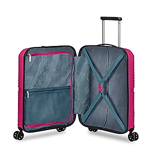 American Tourister Airconic Hardside Expandable Luggage with Spinners, Deep Orchid, 2PC SET (Carry-on/Large)