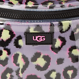 UGG Women's Nasha Belt Bag Clear Handbag, Black Spotty, One Size
