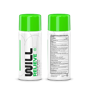 WILL PERFORM Fast Acting Pain & Itch Relief Spray by Serena Williams, Lidocaine Spray for Itch & Pain Relief with Arnica & Botanicals, Numbing Spray for Insect Bites, Knee, Back,4oz | HSA FSA Eligible