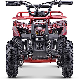MotoTec 36v 500w Sonora Kids ATV Red Flame