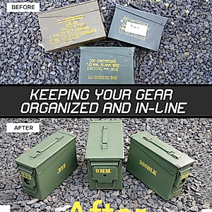 OST Ammo Can Stencils | Personalized Ammo Box | Ammo Can Organizer | Ammo Can Labels Assorted | Ammo Organizer | Ammo Crate Storage Box Organizer | Storage Container Stencil