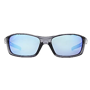 Ironman 1804 Wrap-Around Sport Sunglasses for Men, Crystal Grey, 64mm