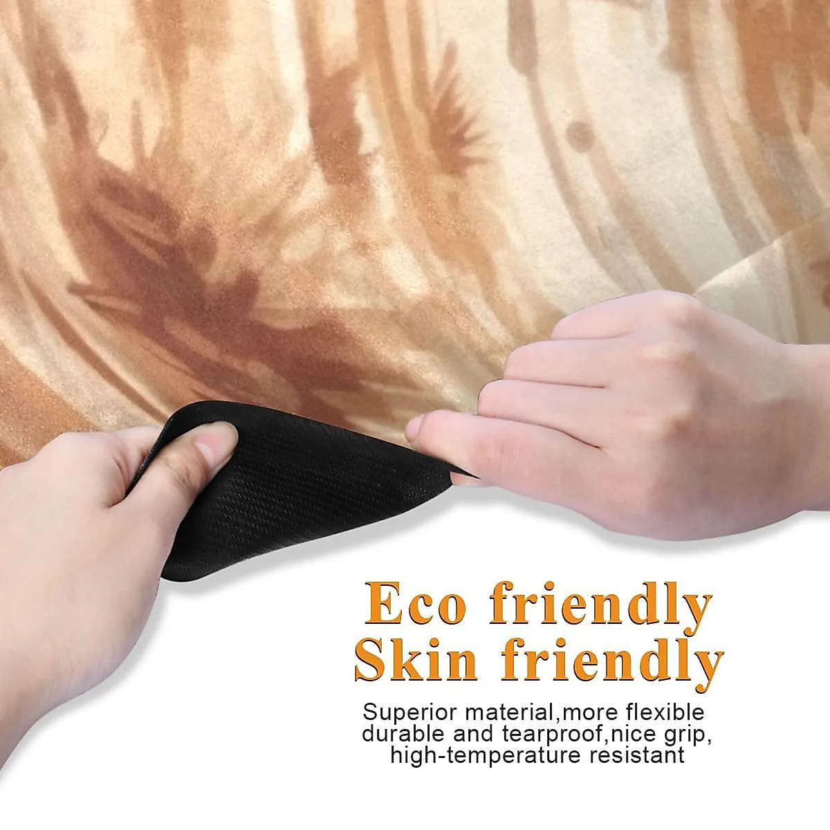 GOODOLD Vintage Western Cowboy Yoga Mat, 71 x 26 Inch Non-slip Yoga Mats Folding Travel Exercise Mat Indoor Outdoor Gym Pilates with Storage Bag for Women Men