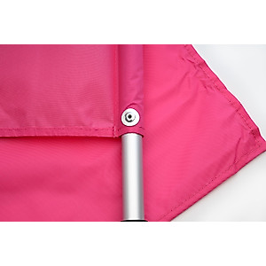 Tandem Sport Elite Red Linesman Flags - Referee Flags with Comfortable Soft Golf Grip Handles - Volleyball Referee Flags, Soccer Referee Flags - Set of 2 with Carrying Bag