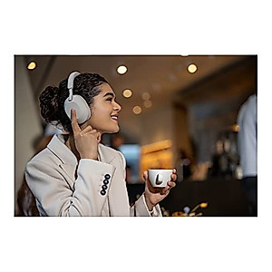 Sony WH-1000XM5 Wireless Noise Canceling Over-Ear Headphones (Silver) with Wireless Headphone Accessory (2 Items)