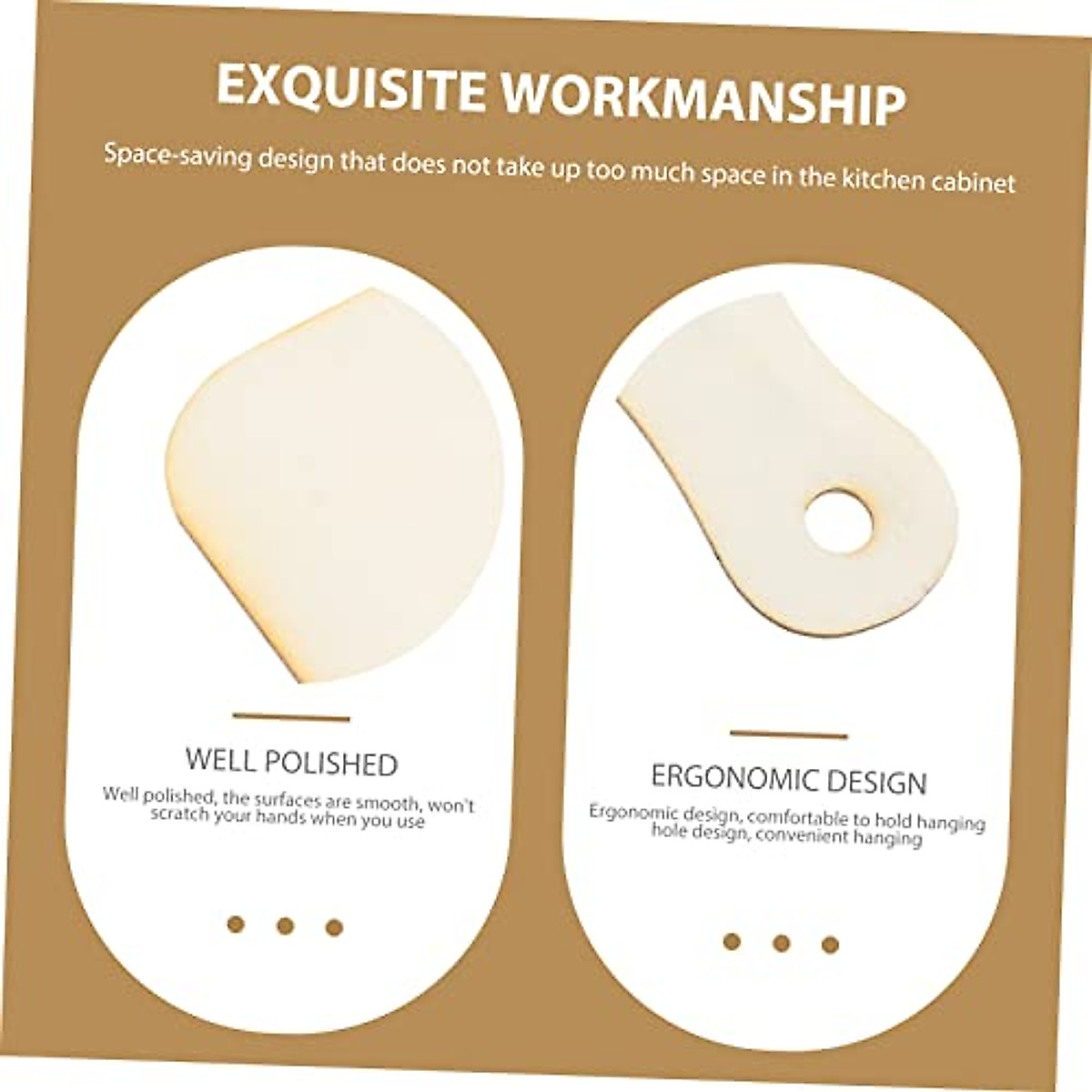 EXCEART 4 Pcs DIY Tray Large Wood Tray Bread Cutting Board Cake Spatula Potato Chopping Board Chopping Board Tray for Kitchen Wooden Serving Wooden Bread Tray Photography Prop Breadboard