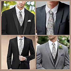 Yekiua Scientific Formulas Calculations Ties Vintage Physics Mathematics Astronomy Education Science Old Sketch Men's Business Necktie For Husband Father Valentine's Day Father's Day Gift