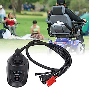 ZEYADA Universal 24V Electric Wheel Chair Joystick for Controller, for Electric Wheelchairs,Intelligent Robots, Amusement Equipment