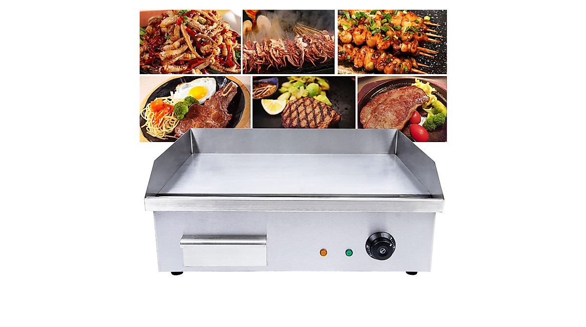 TBVECHI Electric Griddle Cooktop - 3000W Versatile BBQ Grill