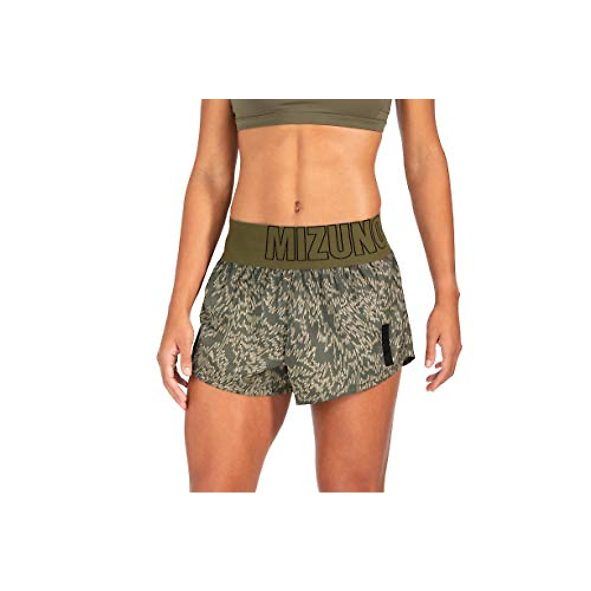 Mizuno Women's Gym Shorts by x Ronda Rousey, Judoka Short, Martial Arts Athletic Shorts, Grape Leaf, Medium