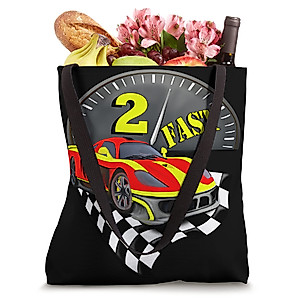 Birthday 2 Yr Old Race Car Cool Design Racing Tote Bag