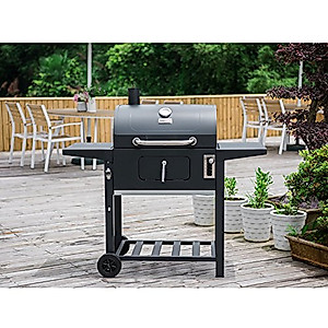 Royal Gourmet CD1824A Charcoal Grill,BBQ Outdoor Picnic, Camping, Patio Backyard Cooking, Black